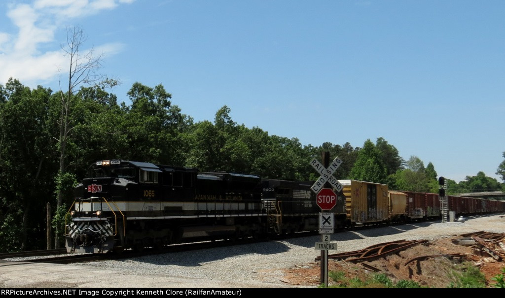NS train #118 (Manifest) (Macon, GA - Linwood, NC)